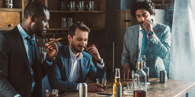 Why Men Smoking Cigars is More Than Just a Hobby | Top Leaf Cigar Lounge